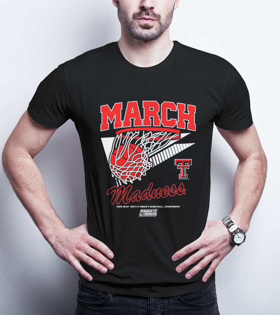Texas Tech Red Raiders March Madness 2026 Basketball Championship T-Shirt