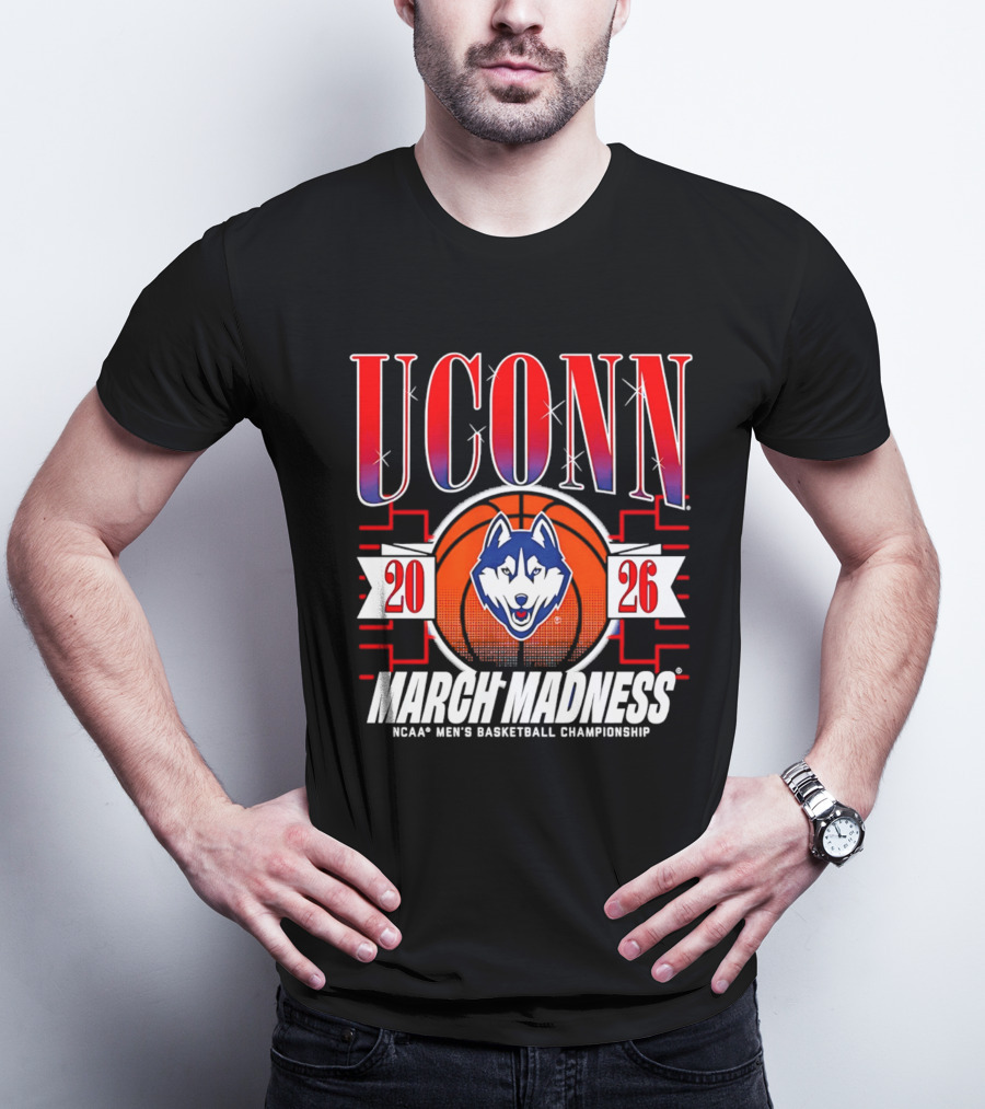 UConn Huskies 2026 NCAA Men's Basketball Championship March Madness T-Shirt