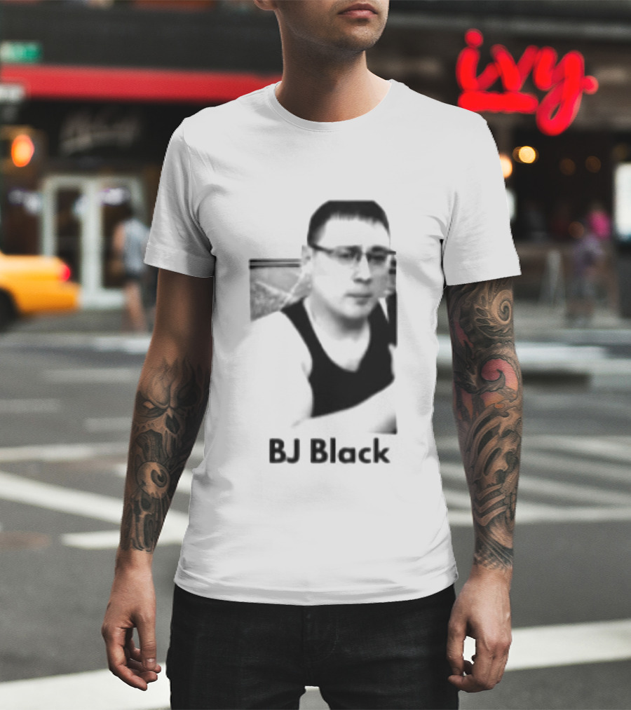 BJ Black Monochrome Sunglasses T-Shirt