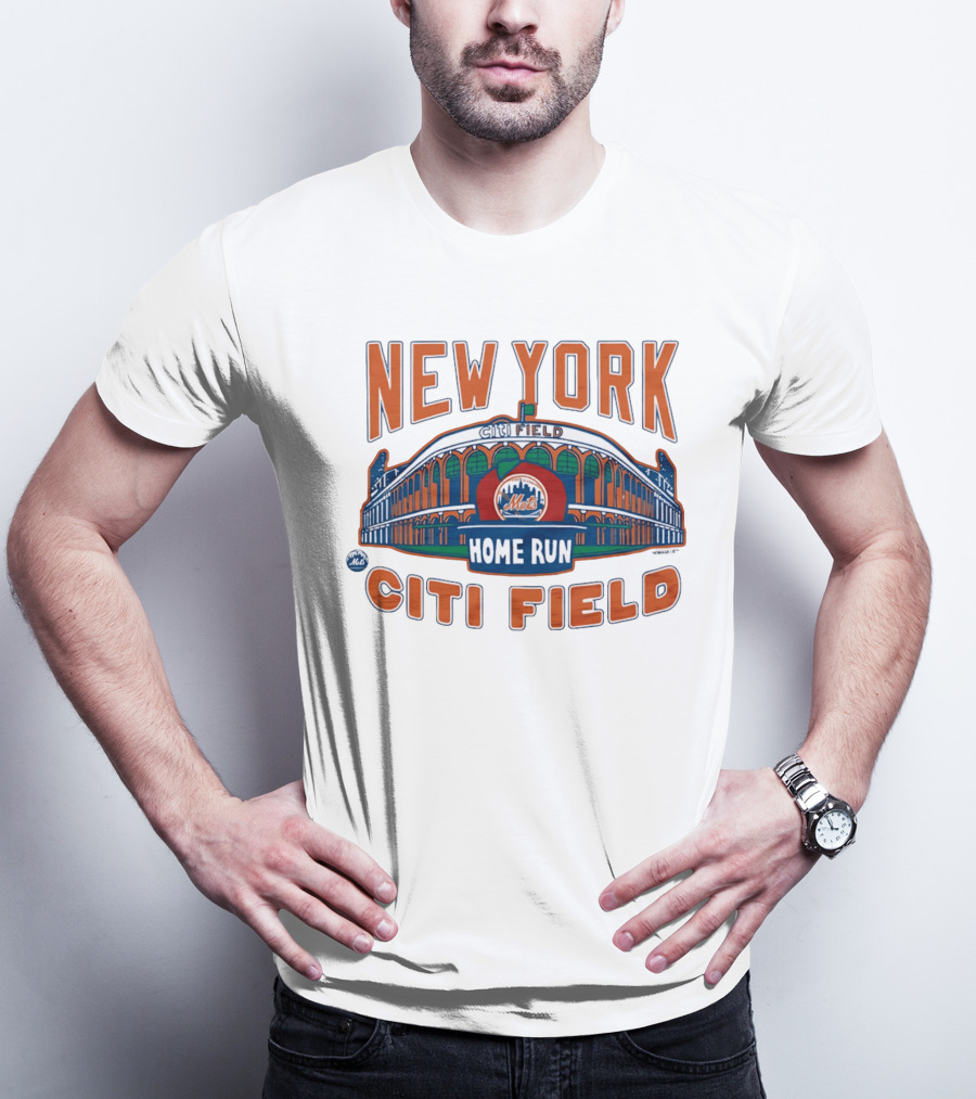 New York Mets Citi Field Home Run Mets Stadium T-Shirt