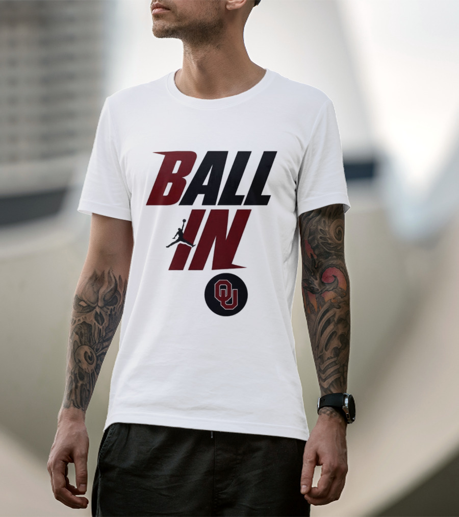 Ball In Oklahoma Sooners OU 2026 Women's Basketball T-Shirt