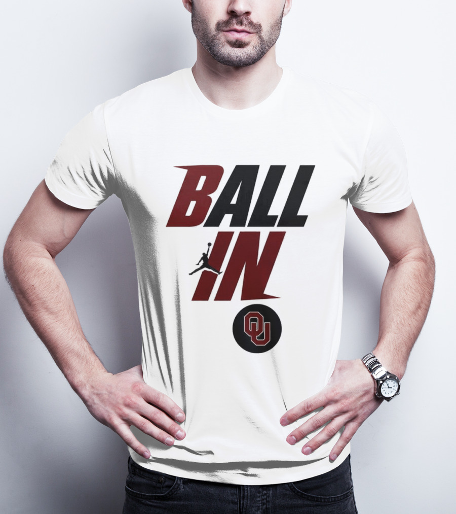 Ball In Oklahoma Sooners OU 2026 Women's Basketball T-Shirt