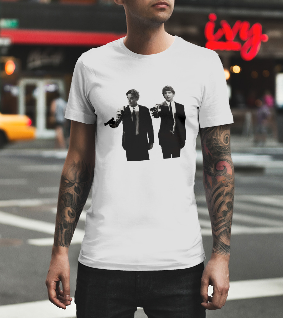 George Russell Kimi Antonelli Pulp Fiction Racing Showdown T-Shirt