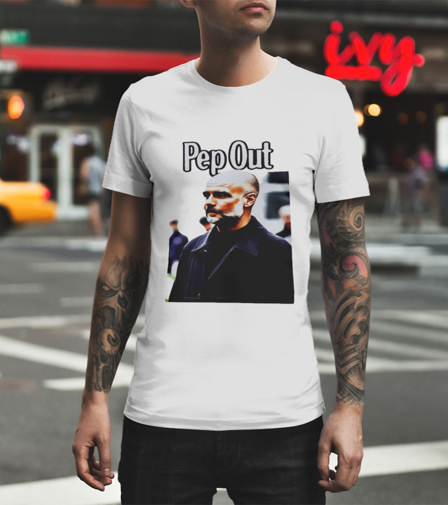 Pep Out Football Manager Critique T-Shirt