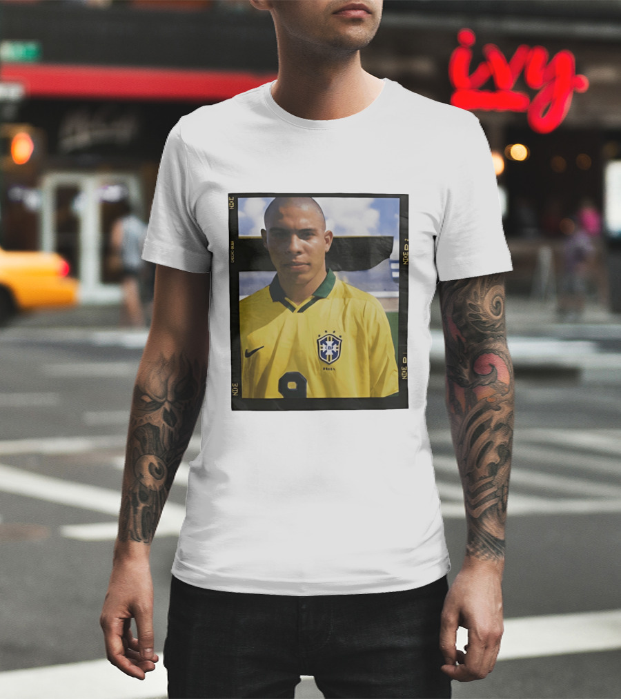 Brazil 2026 Ronaldo Nazario Heritage Nike 9 Jersey T-Shirt