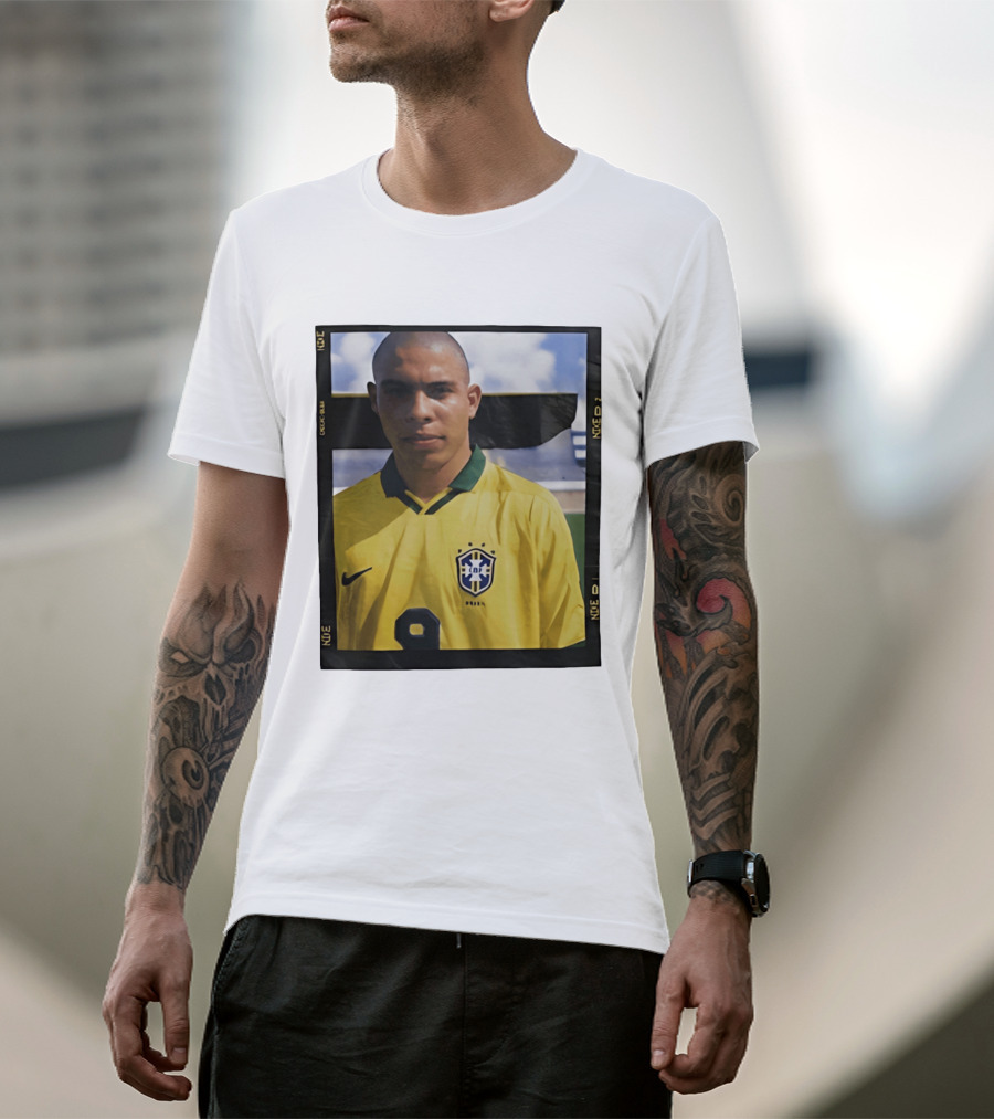 Brazil 2026 Ronaldo Nazario Heritage Nike 9 Jersey T-Shirt