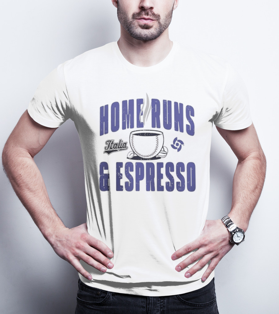 Italy Baseball Classic 2026 Home Runs & Espresso T-Shirt