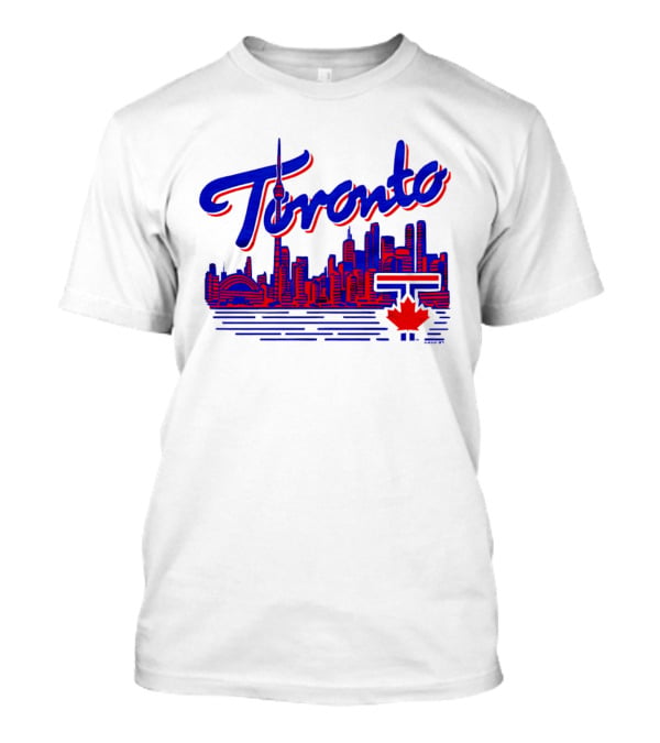 Toronto Blue Jays Skyline 2026 Canadian Baseball T-Shirt
