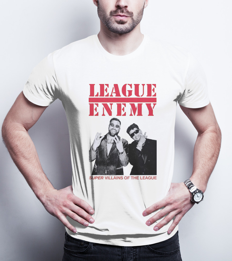 League Enemy Super Villains Of The League Patrick Mahomes Travis Kelce T-Shirt