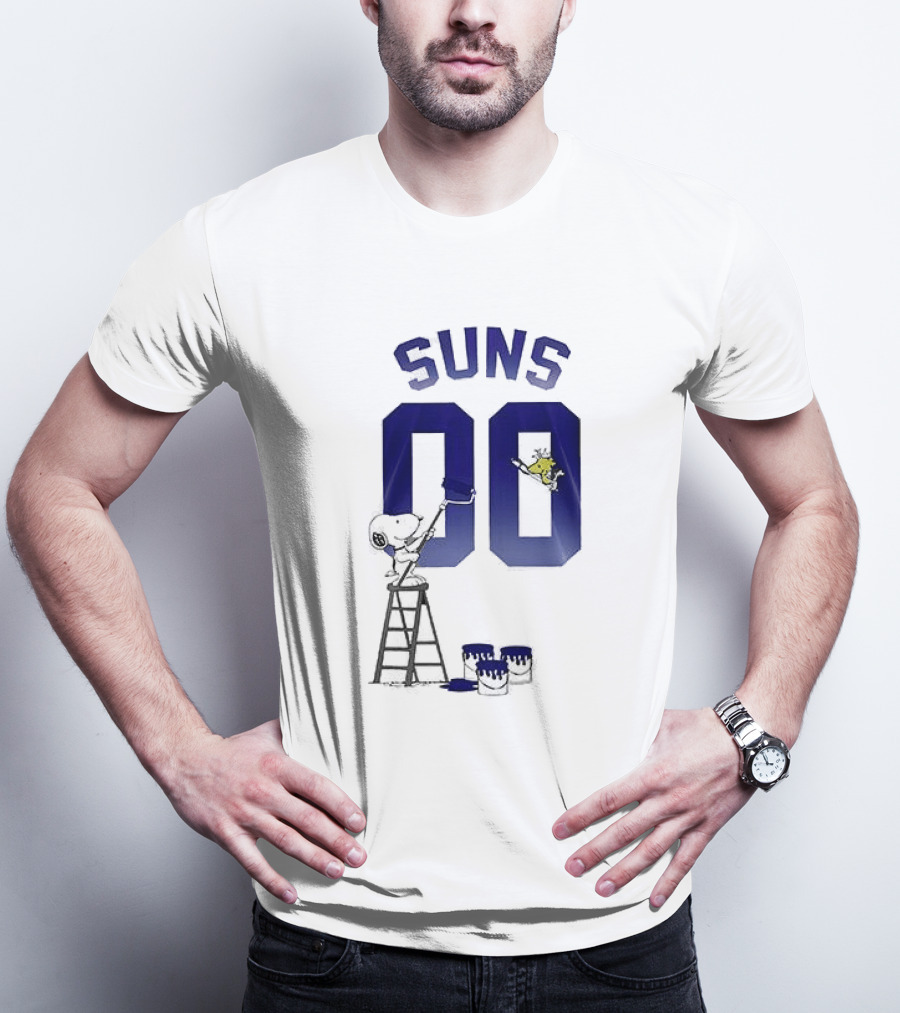 Phoenix Suns Snoopy Basketball 00 Collaboration T-Shirt