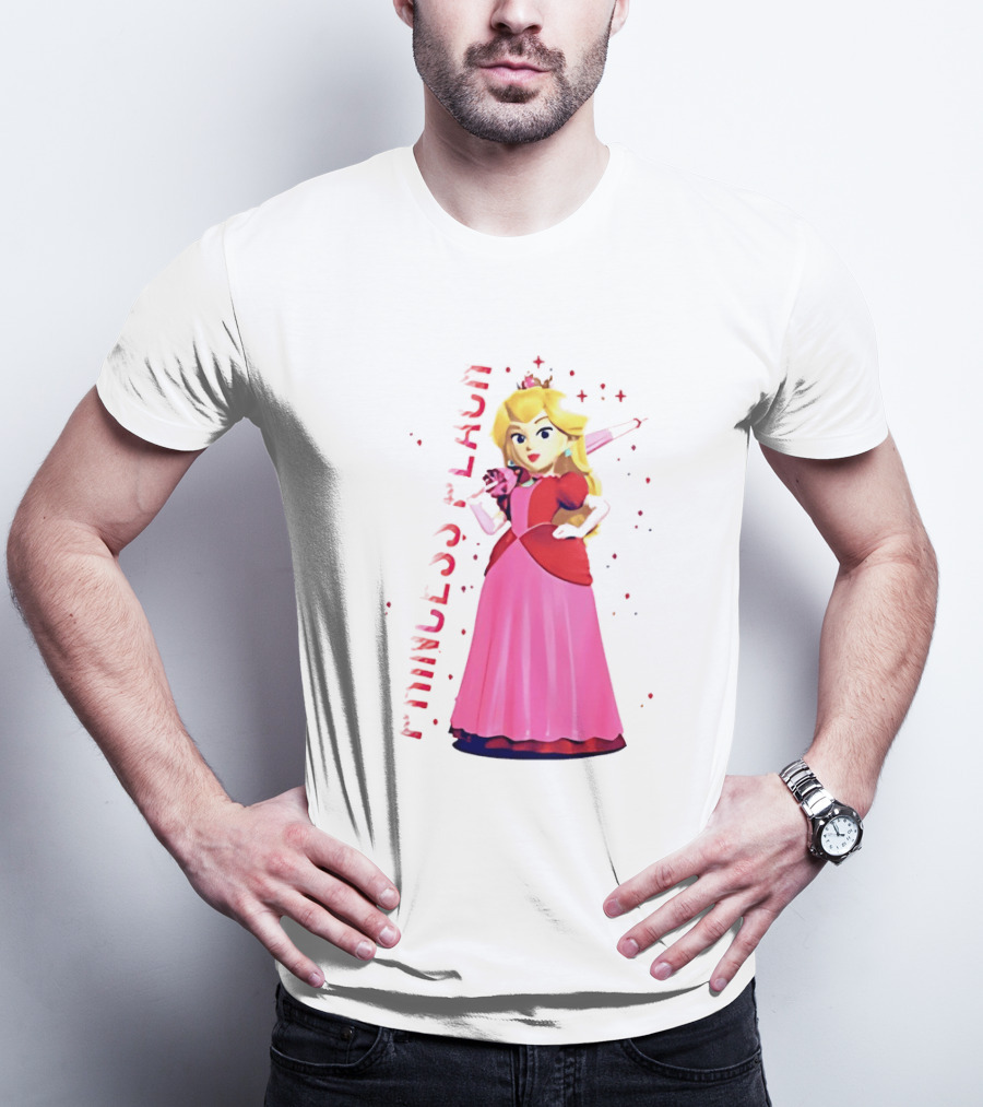 Princess Peach Animated Character Princess Peach The Movie T-Shirt