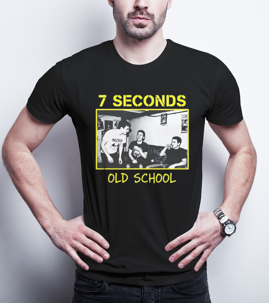 7 Seconds Old School Necros Punk Band Scene T-Shirt