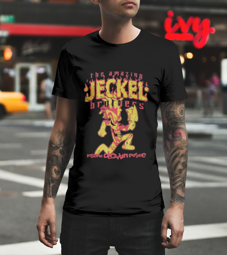 Icp The Amazing Jeckel Brothers Hatchet Man Hip Hop Insane Clown Posse T-Shirt