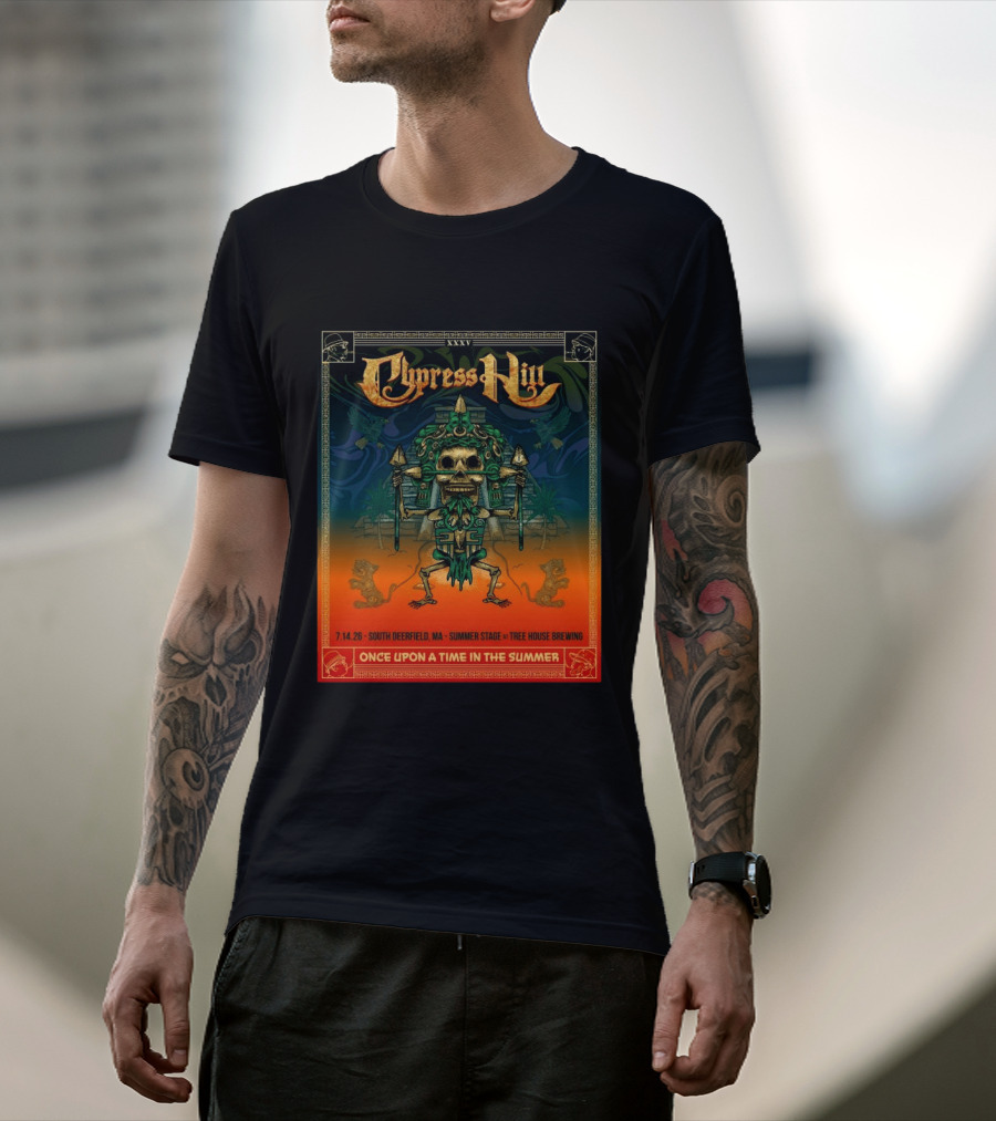 Cypress Hill XXXV Once Upon A Time In The Summer South Deerfield MA Tree House Brewing July 14 2026 T-Shirt