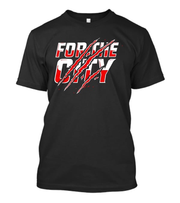 Houston Cougars For The City 2026 Claw Marks T-Shirt