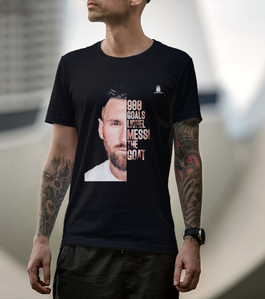 Lionel Messi The GOAT 900 Goals T-Shirt