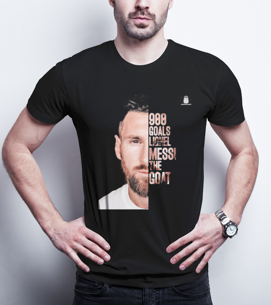 Lionel Messi The GOAT 900 Goals T-Shirt
