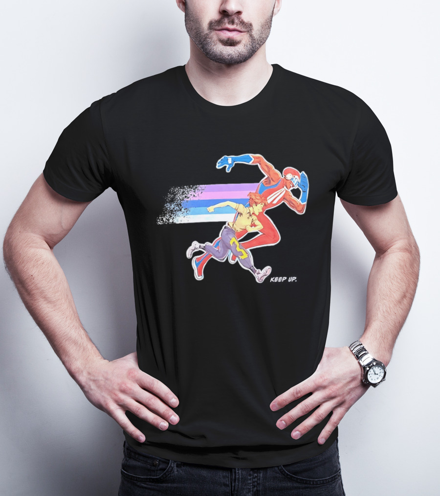 Jaxson Derr Keep Up Colorful Running Duo T-Shirt