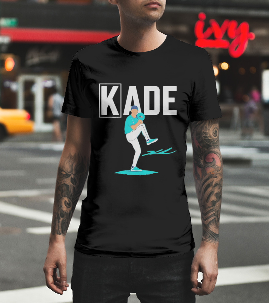 Kade Anderson Seattle Mariners MLB Pitcher K T-Shirt
