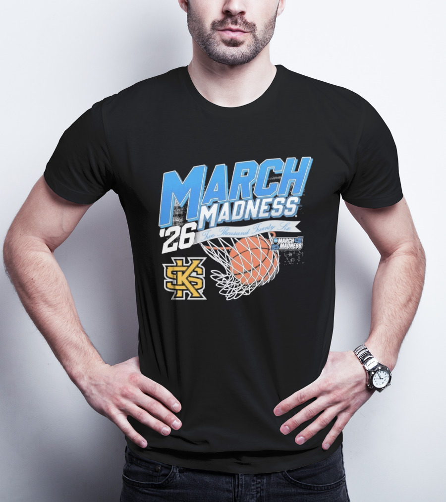Kennesaw State Owls March Madness 2026 Two Thousand Twenty Six Basketball Net T-Shirt