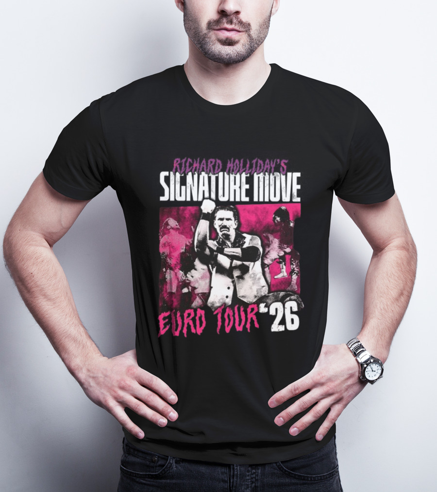 Richard Holliday Signature Move Euro Tour '26 T-Shirt