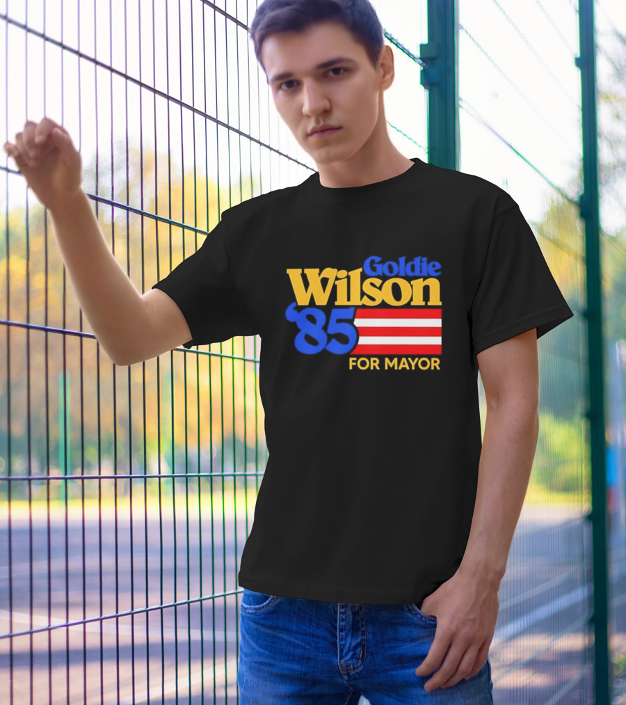 Goldie Wilson '85 For Mayor Back To The Future T-Shirt