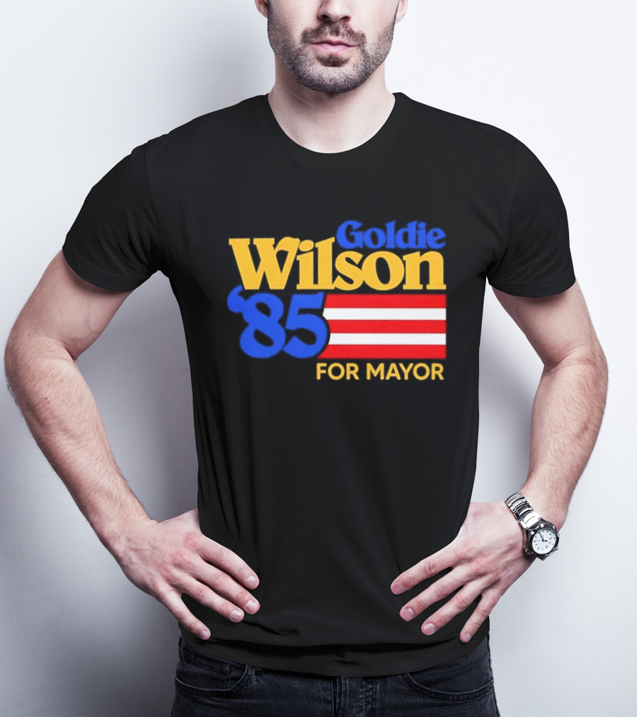 Goldie Wilson '85 For Mayor Back To The Future T-Shirt