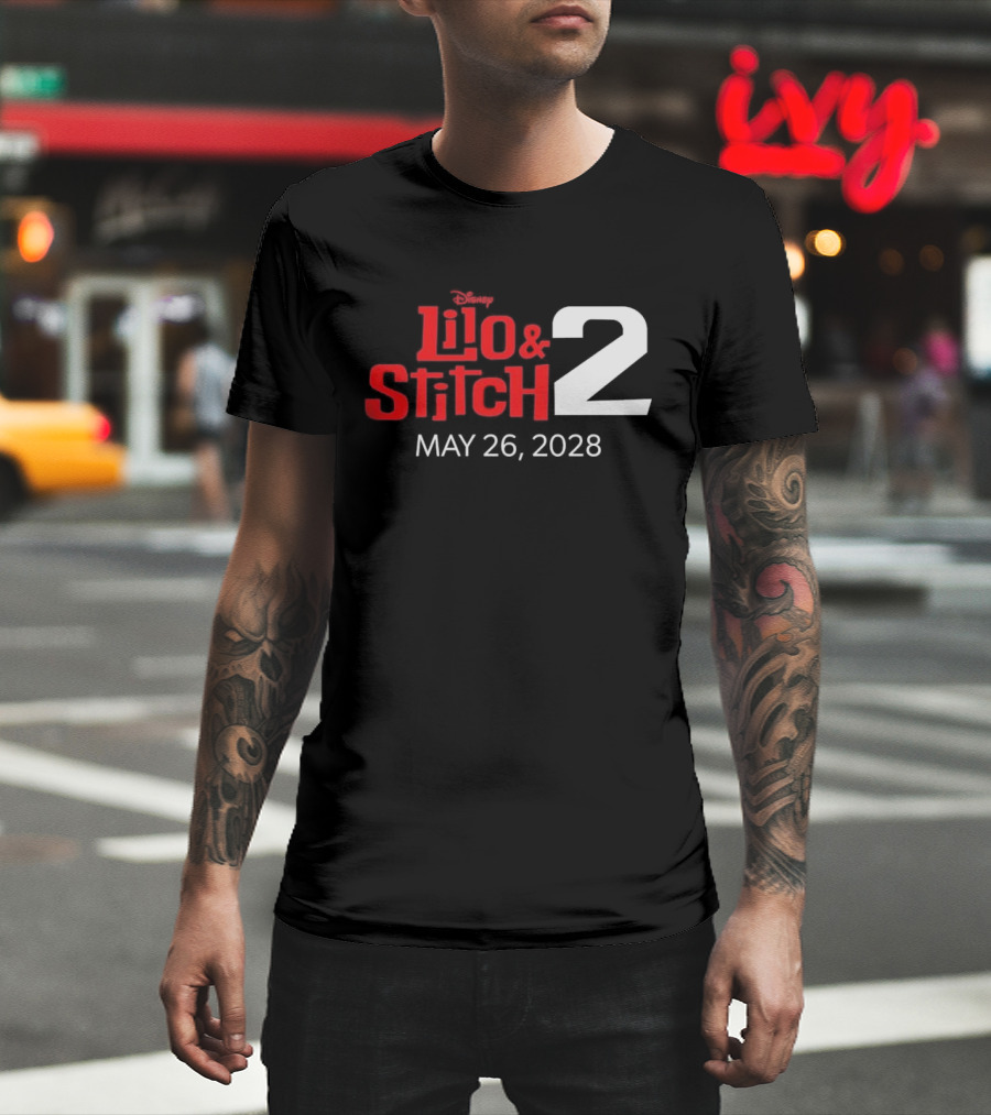 Lilo And Stitch 2 Disney May 26 2028 T-Shirt
