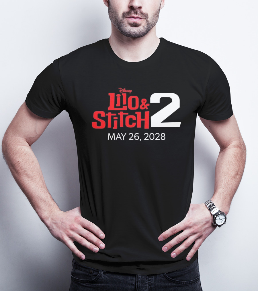 Lilo And Stitch 2 Disney May 26 2028 T-Shirt