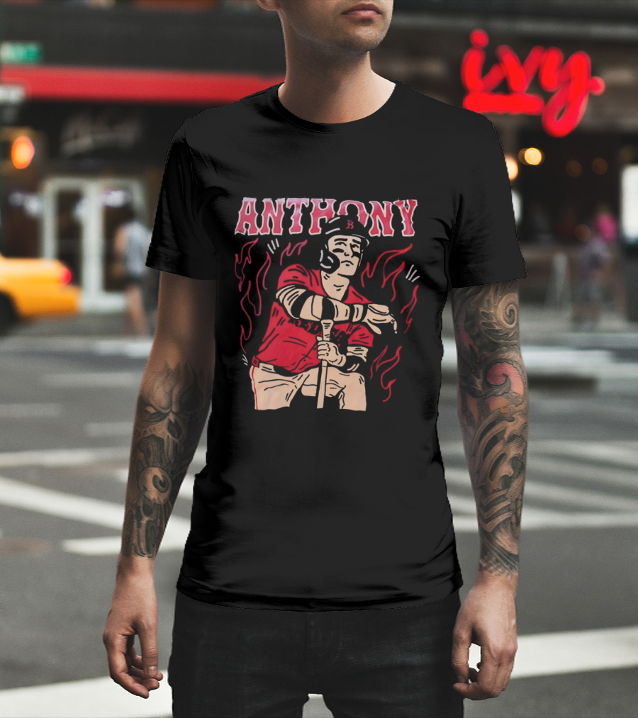 Anthony Red Sox Baseball Roman Anthony T-Shirt