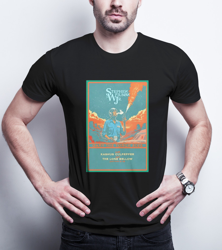 Stephen Wilson JR. Gary The Torch 2026 Tour Kashus Culpepper The Lone Bellow T-Shirt