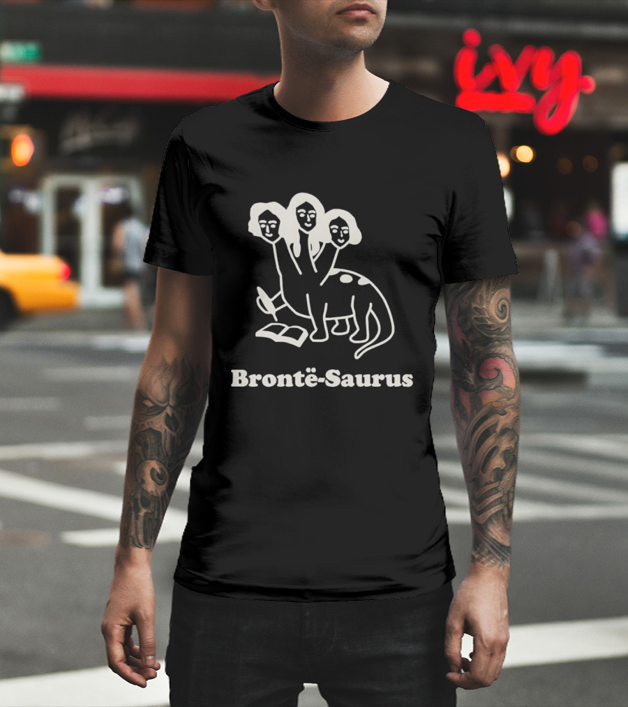 Brontë Saurus Literary Dinosaur Illustration Solar Opposites T-Shirt