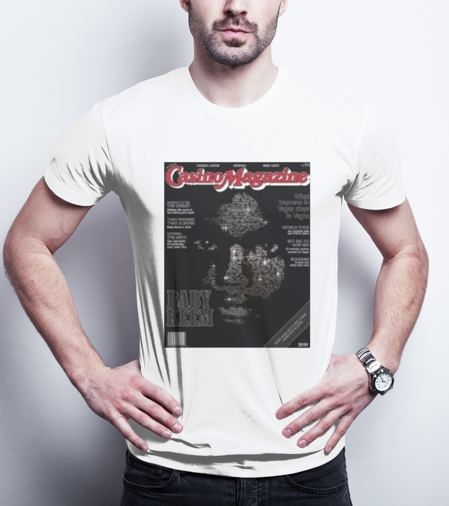 Casino Magazine Baby Keem World Tour Las Vegas Exclusive T-Shirt