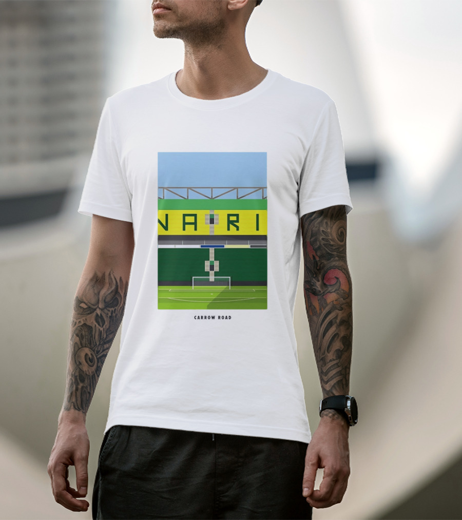 The Canaries Carrow Road Stadium Iconic Architecture T-Shirt