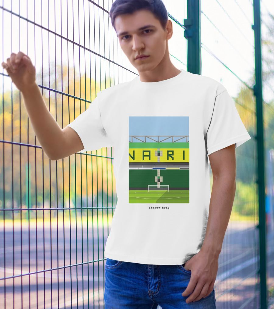 The Canaries Carrow Road Stadium Iconic Architecture T-Shirt
