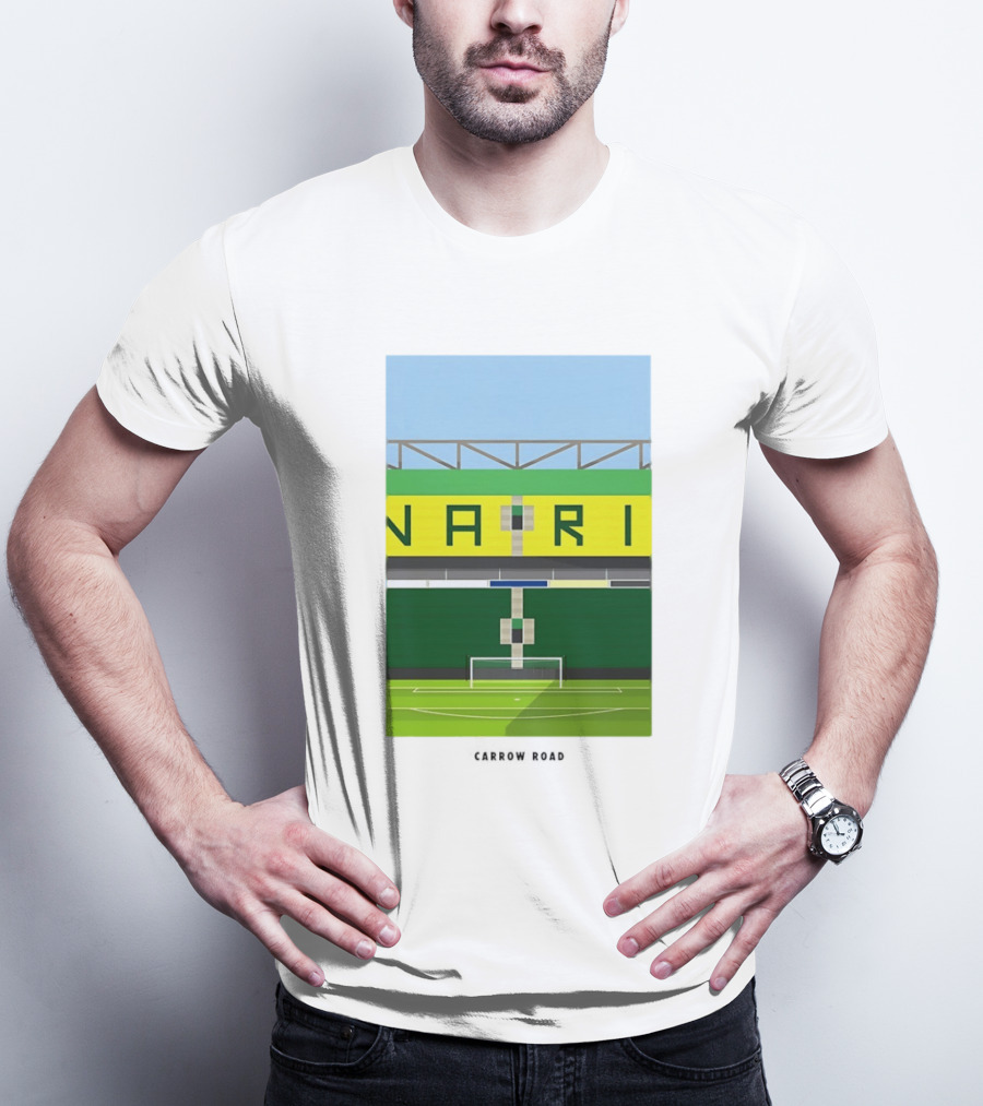The Canaries Carrow Road Stadium Iconic Architecture T-Shirt