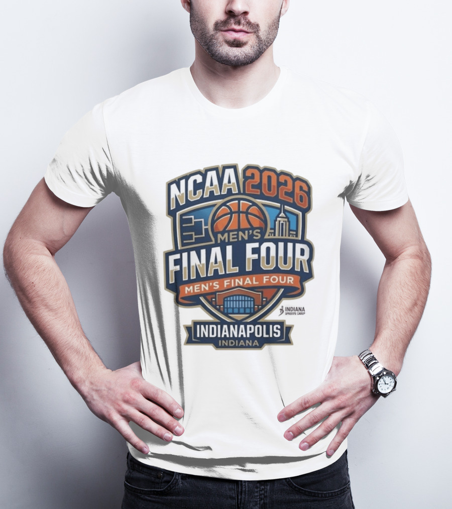 NCAA 2026 Men's Final Four Indianapolis Indiana Tournament T-Shirt