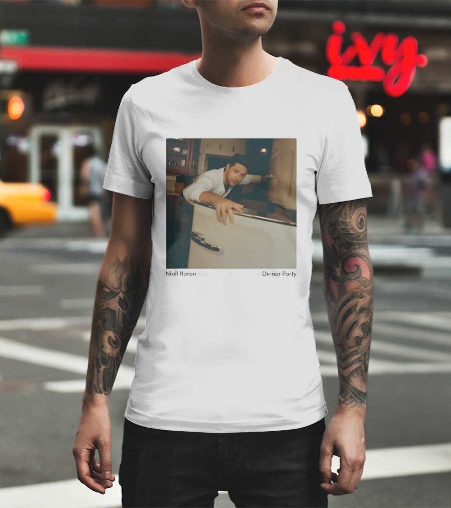 Niall Horan Dinner Party Album Cover Cooking Scene T-Shirt