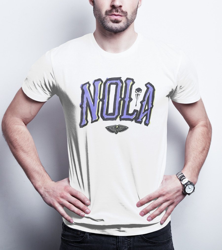 NOLA New Orleans Pelicans Basketball Team Spirit T-Shirt
