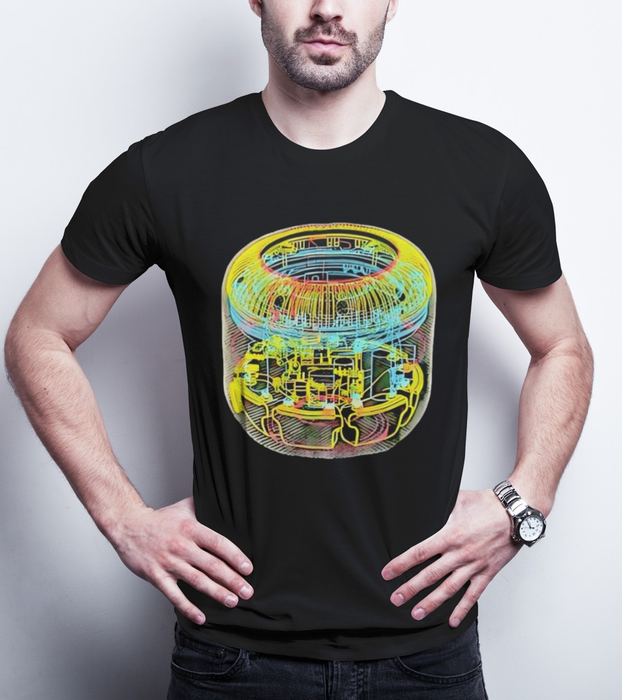 MKER Nuclear Reactor Schematic Blueprint Energy T-Shirt