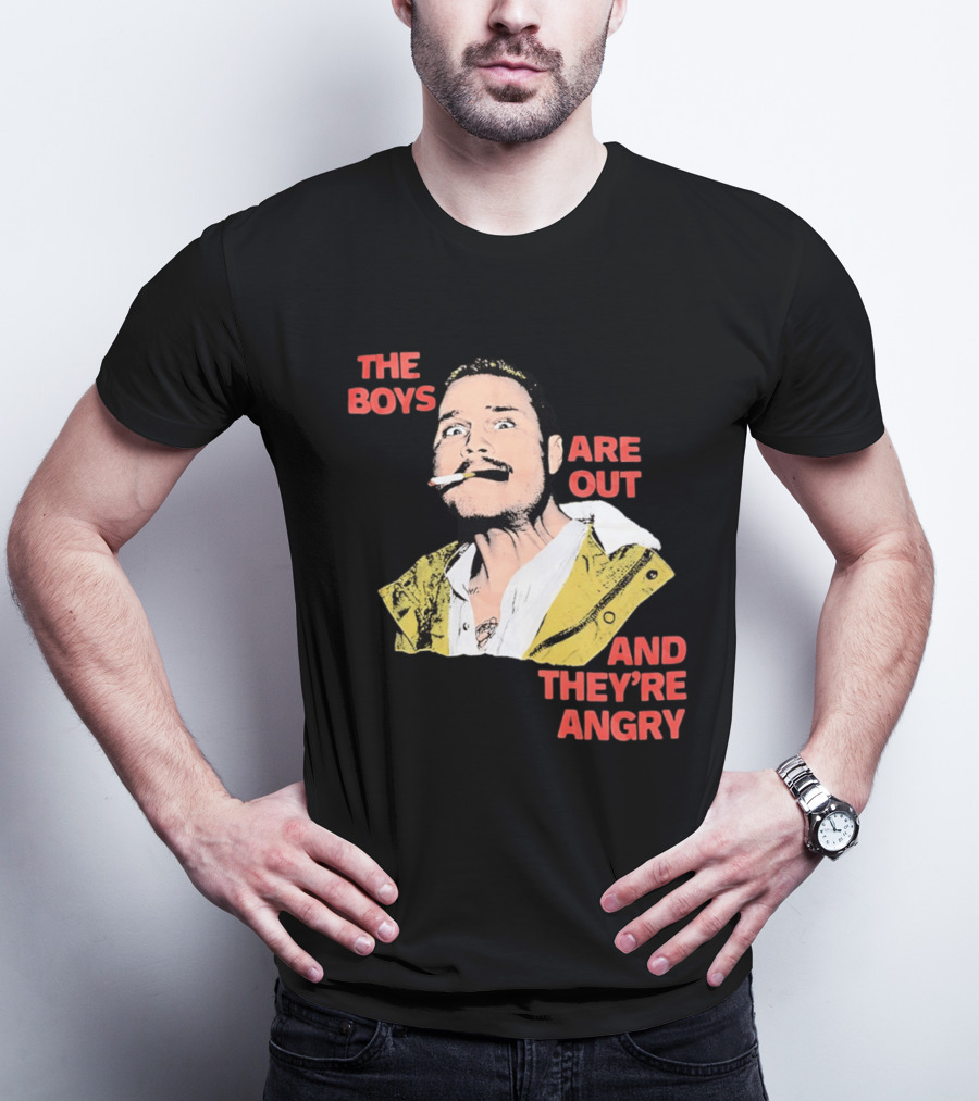 Zach Bryan The Boys Are Out And They're Angry Bold Comic T-Shirt