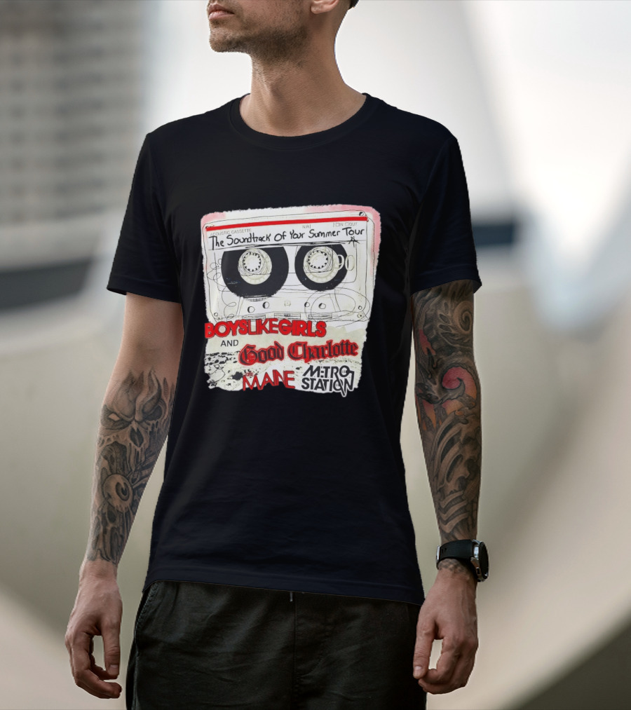 The Soundtrack Of Your Summer Tour Boys Like Girls Good Charlotte The Maine Metro Station T-Shirt