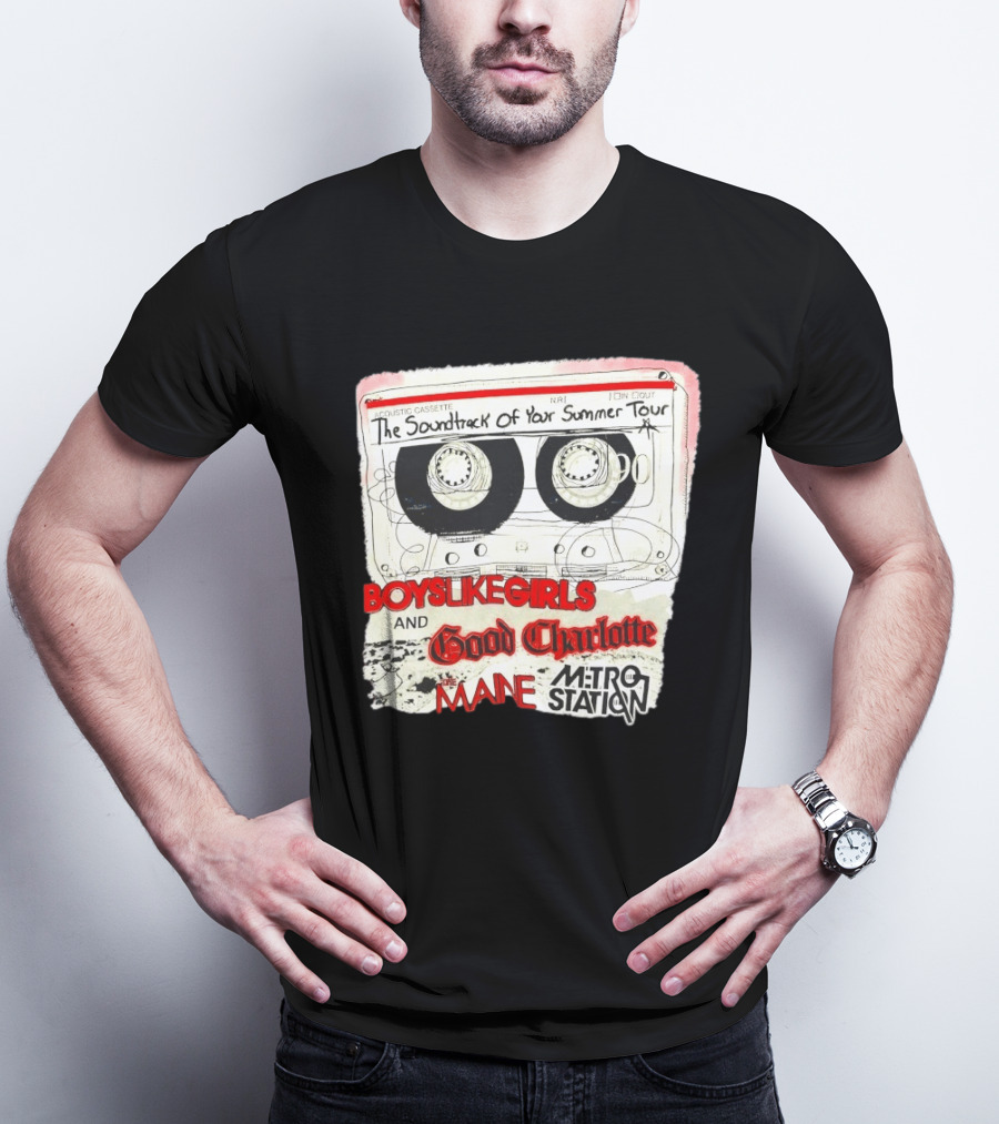 The Soundtrack Of Your Summer Tour Boys Like Girls Good Charlotte The Maine Metro Station T-Shirt