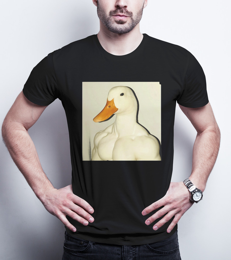 Muscle Goose Meme Buff Animal Bodybuilder Goose T-Shirt