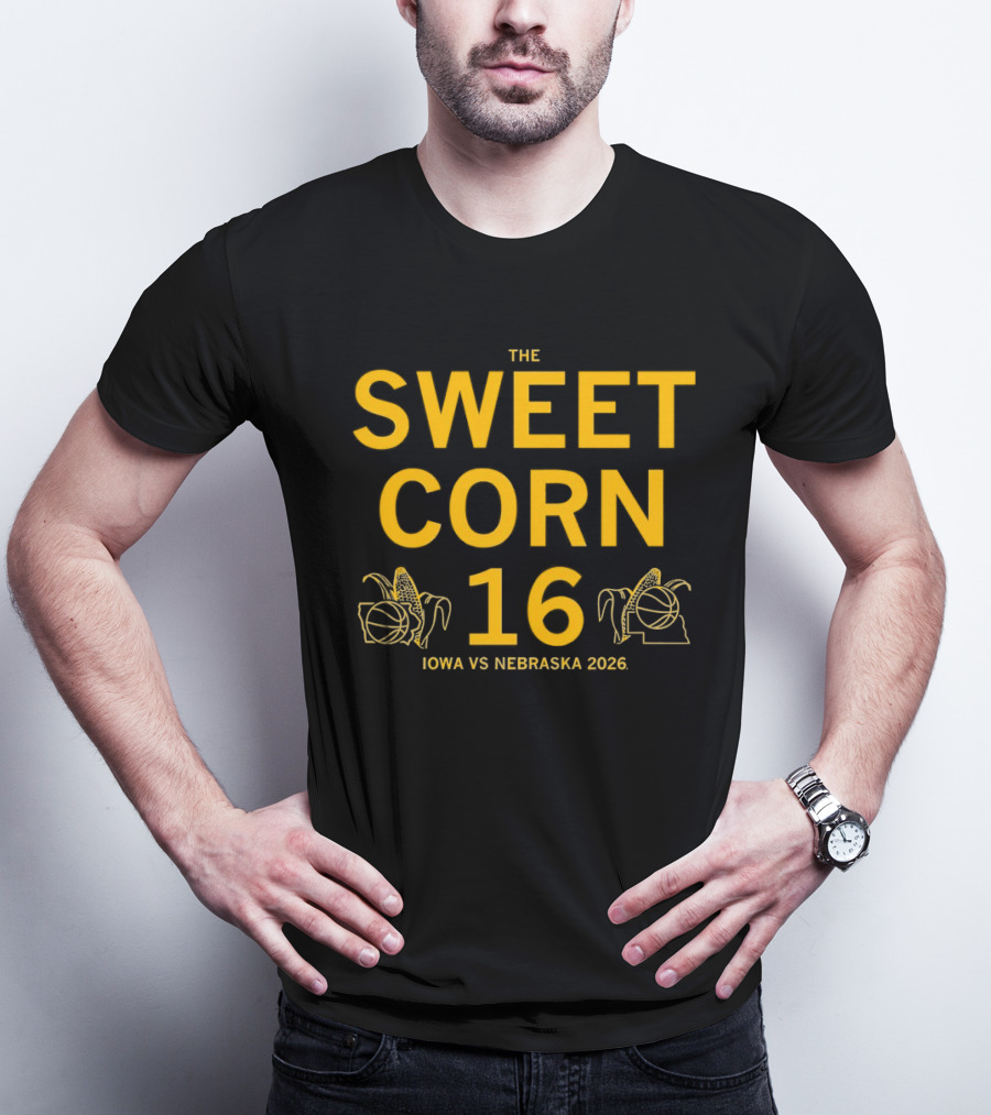 Sweet Corn 16 Iowa Vs Nebraska 2026 Corn Huskers T-Shirt