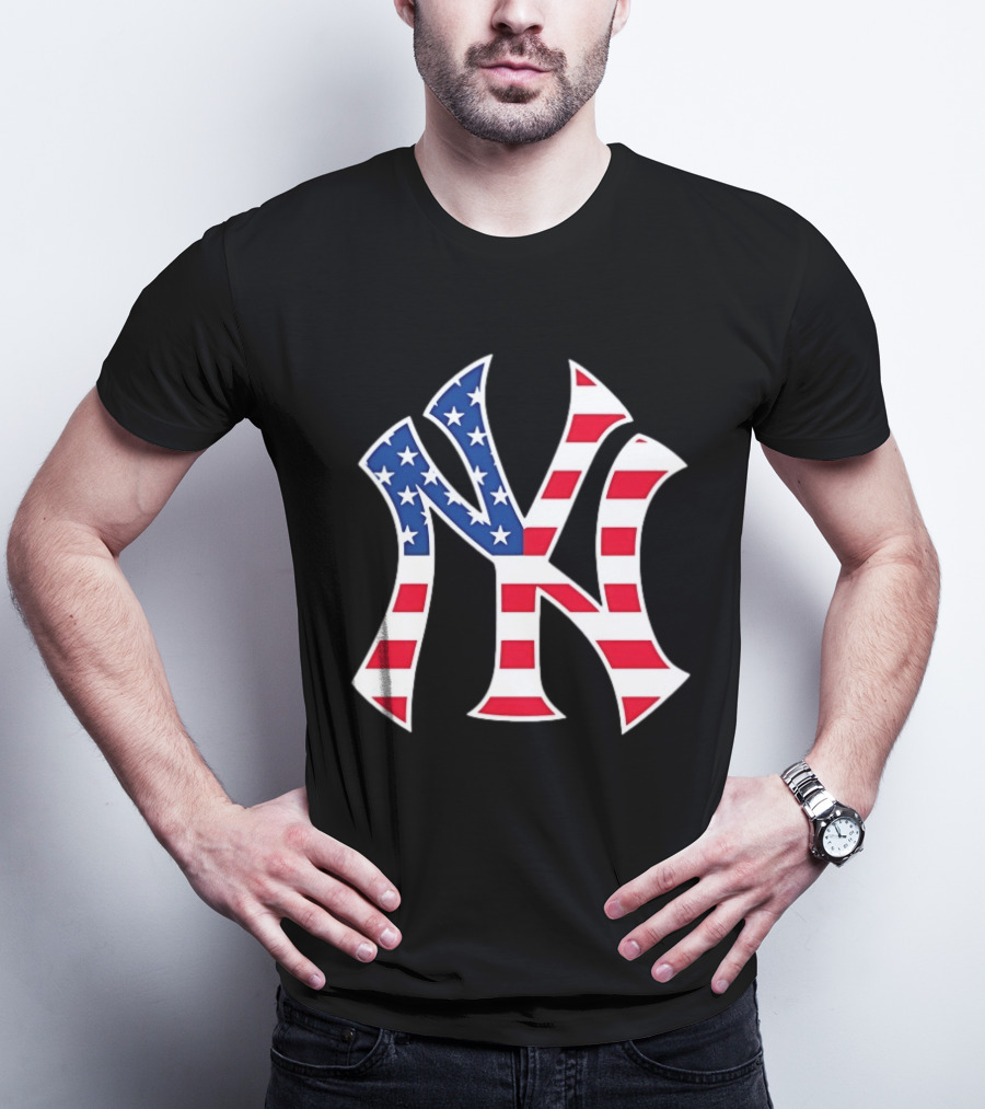 New York Yankees Military Appreciation Red White Blue Stars And Stripes T-Shirt