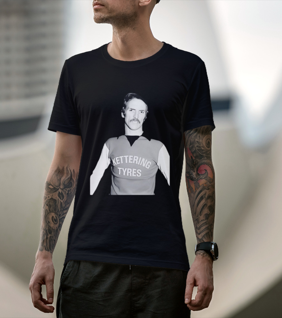 Derek Dougan Kettering Tyres Football Top T-Shirt