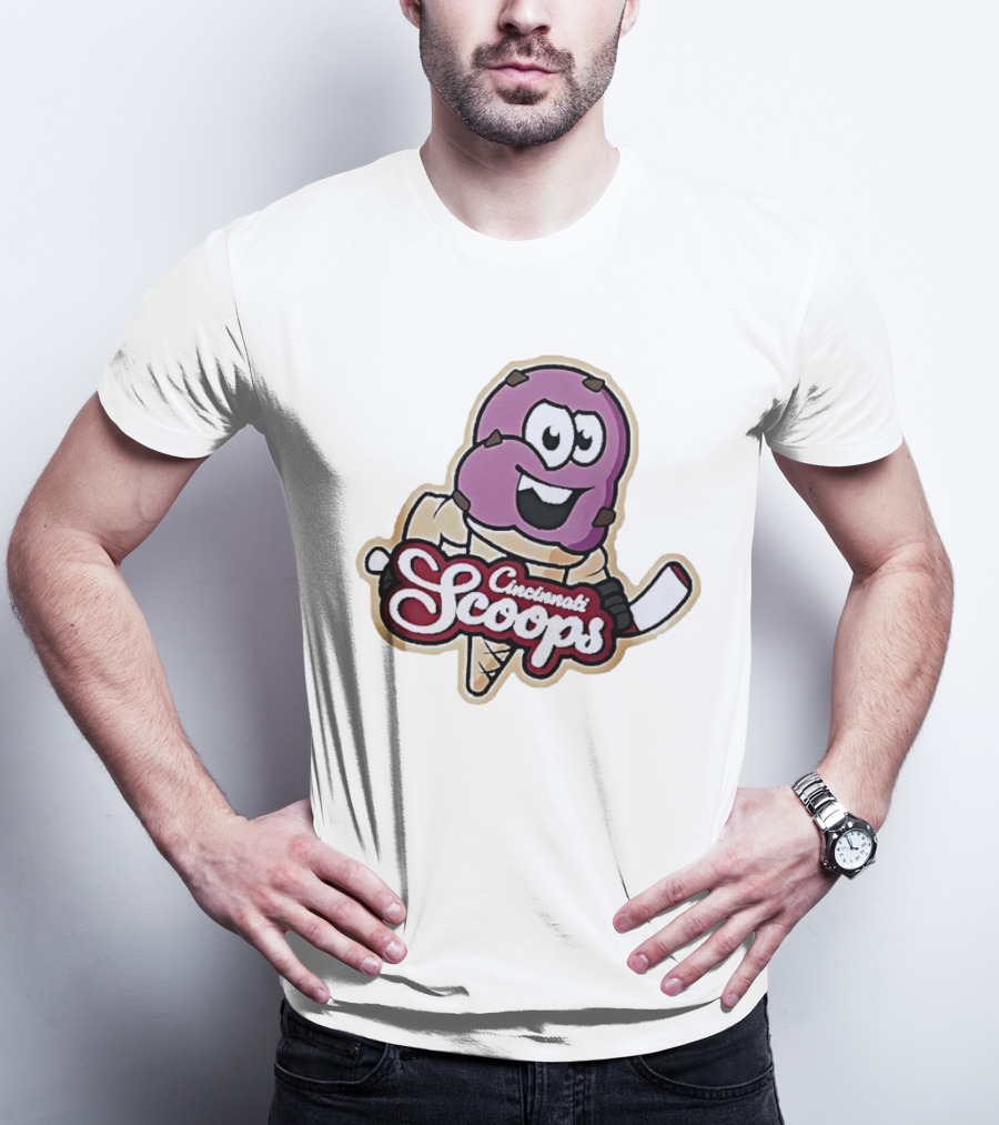 Cincinnati Scoops Hockey Ice Cream Cyclones T-Shirt