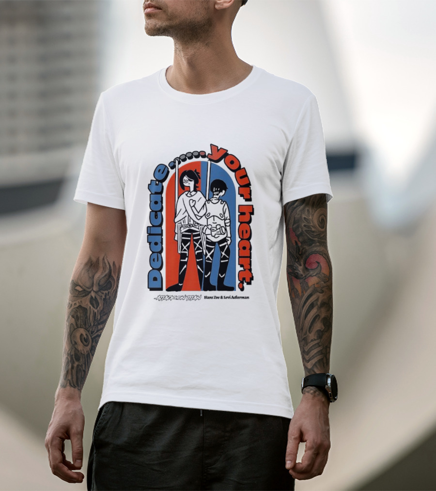 Dedicate Your Heart Attack On Titan Eren And Mikasa T-Shirt