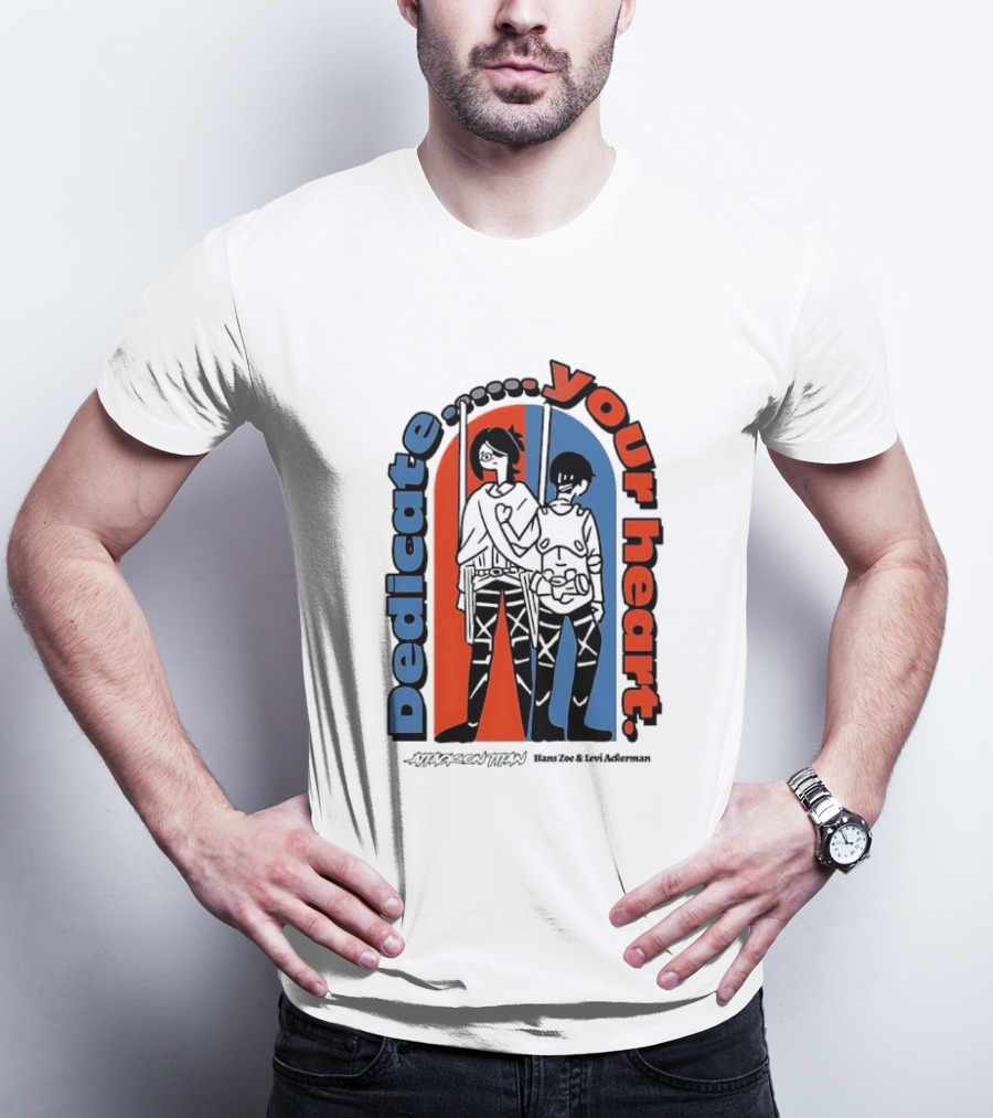 Dedicate Your Heart Attack On Titan Eren And Mikasa T-Shirt